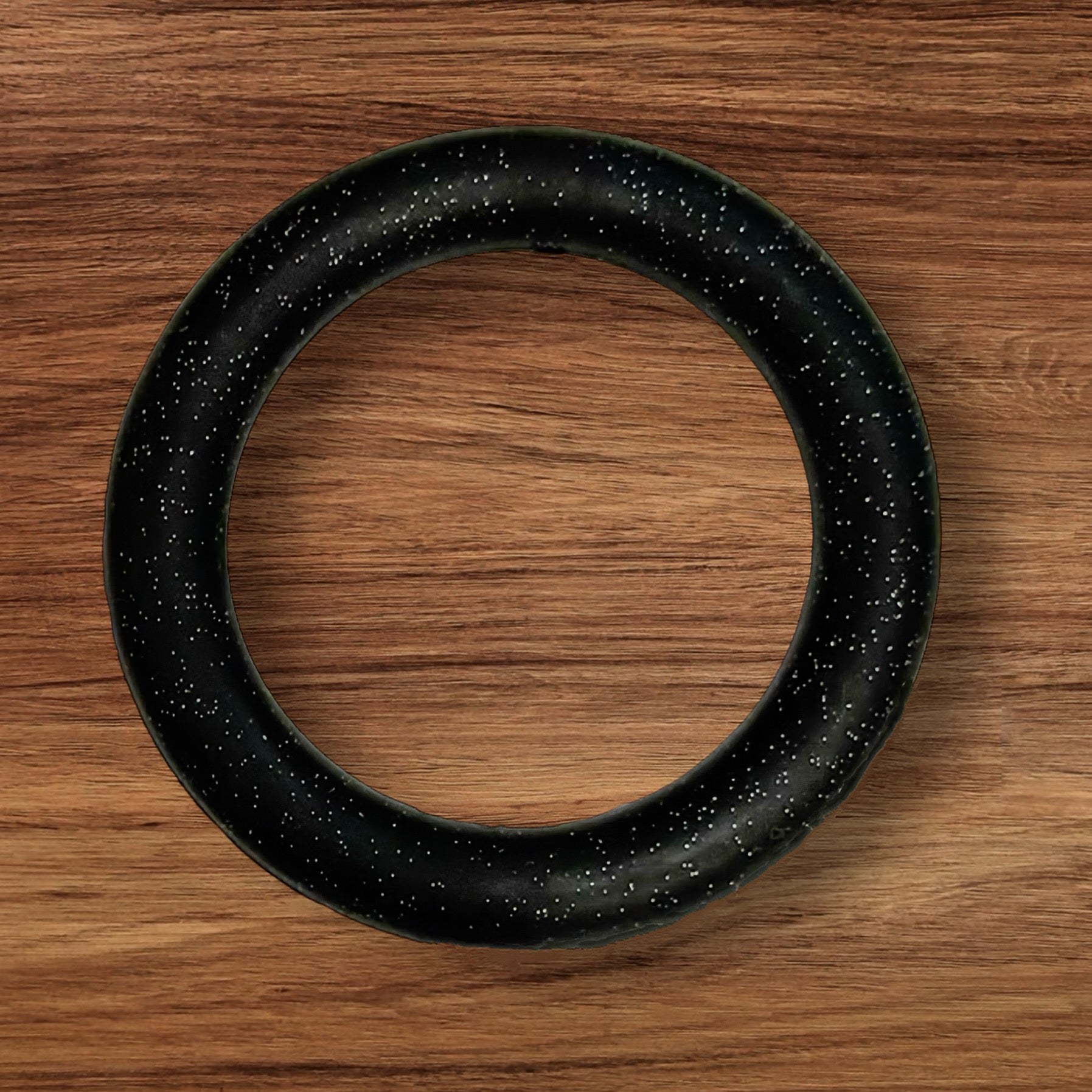 Black Glitter Silicone Ring – East Tennessee Bead Supply Company