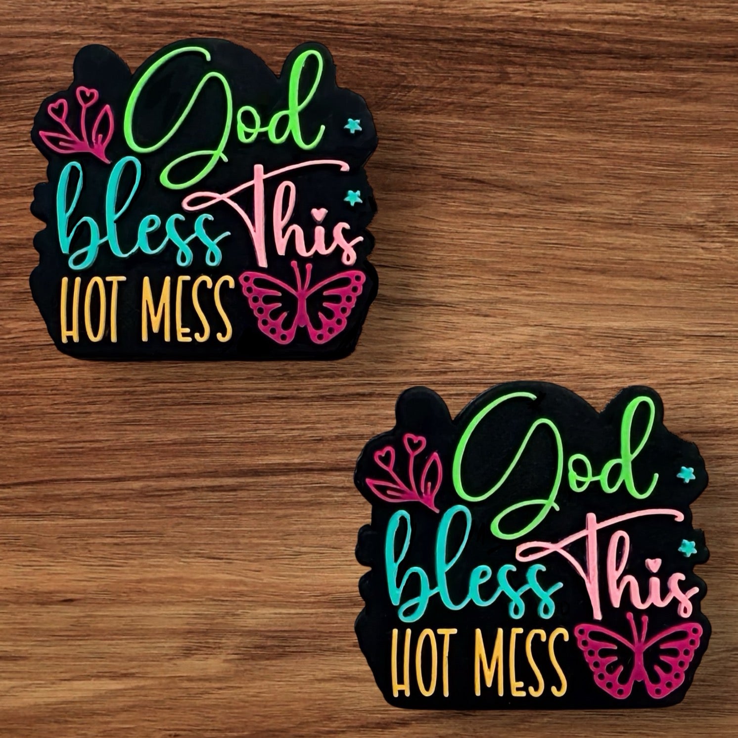 God Bless This Hot Mess Focal – East Tennessee Bead Supply Company