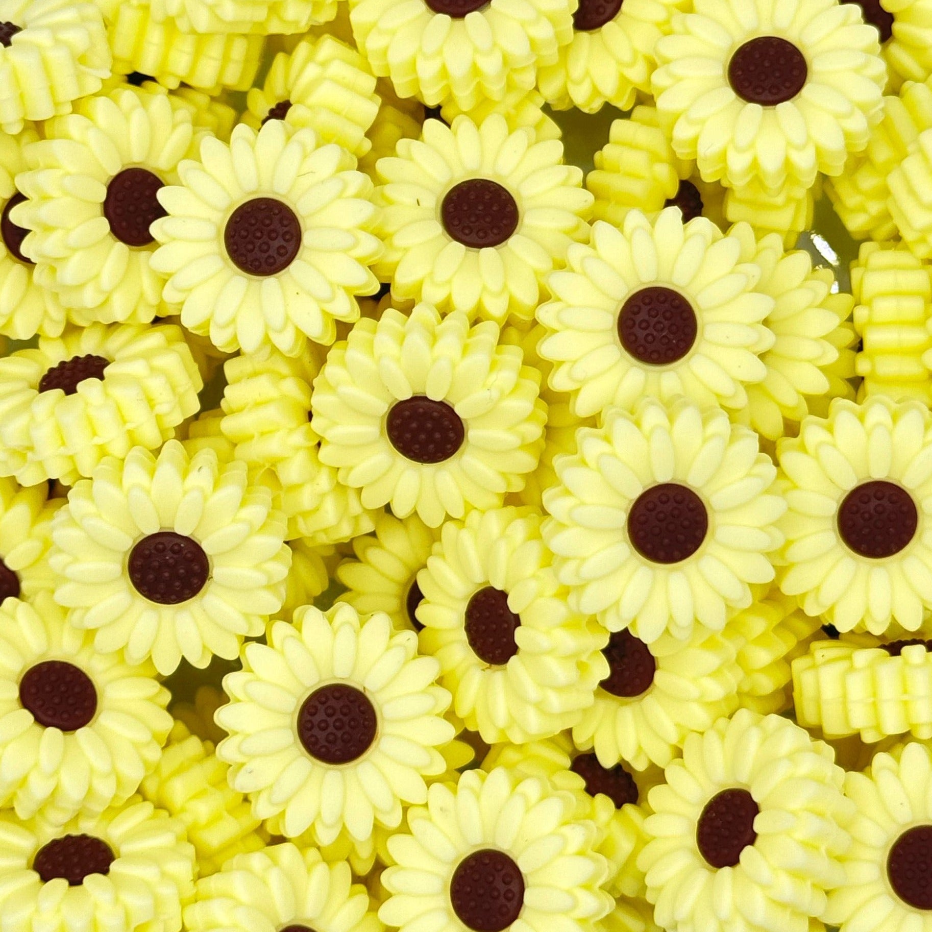 20mm Sunflower Focal Bead – East Tennessee Bead Supply Company