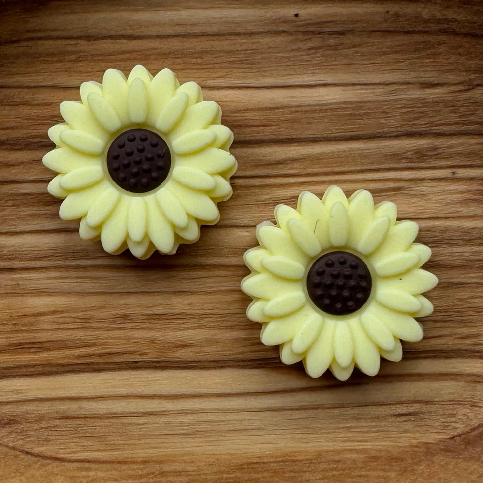 20mm Sunflower Focal Bead – East Tennessee Bead Supply Company