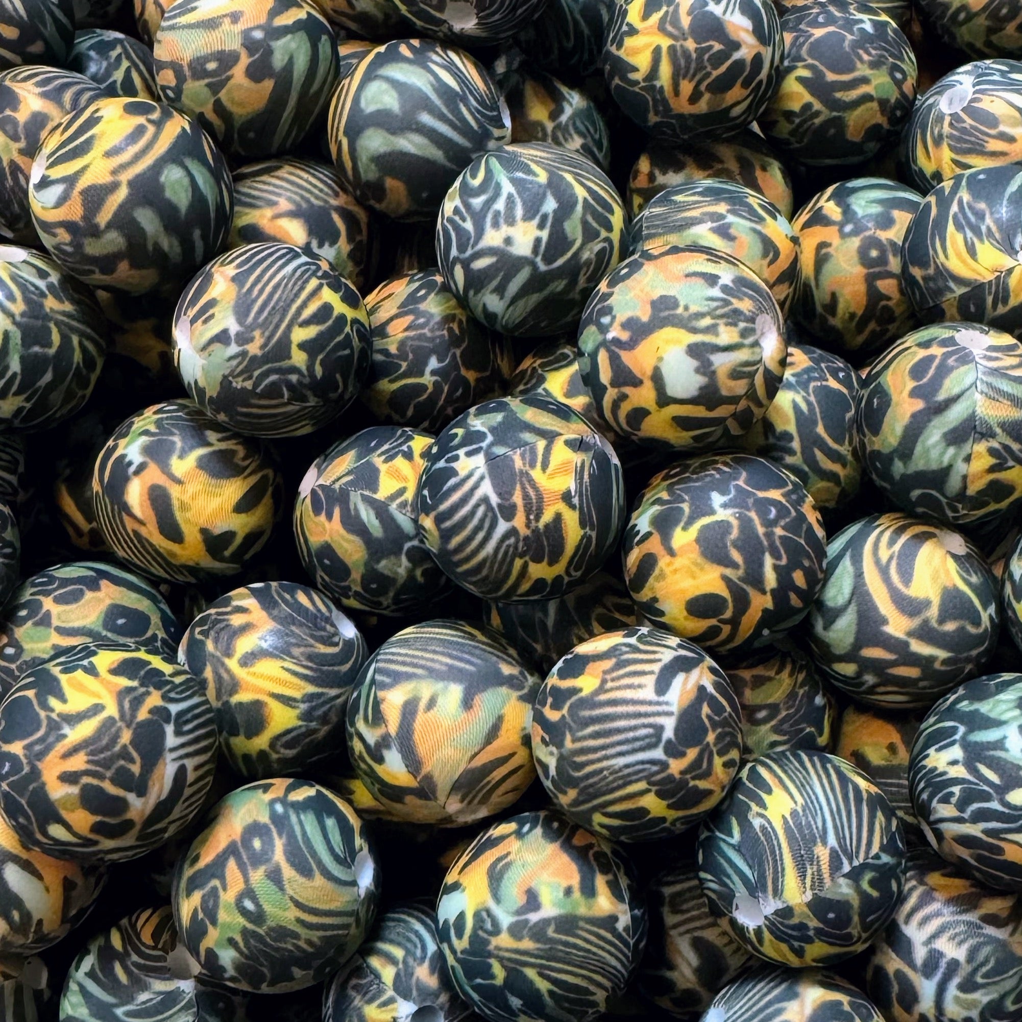15mm Fire Silicone Beads – East Tennessee Bead Supply Company