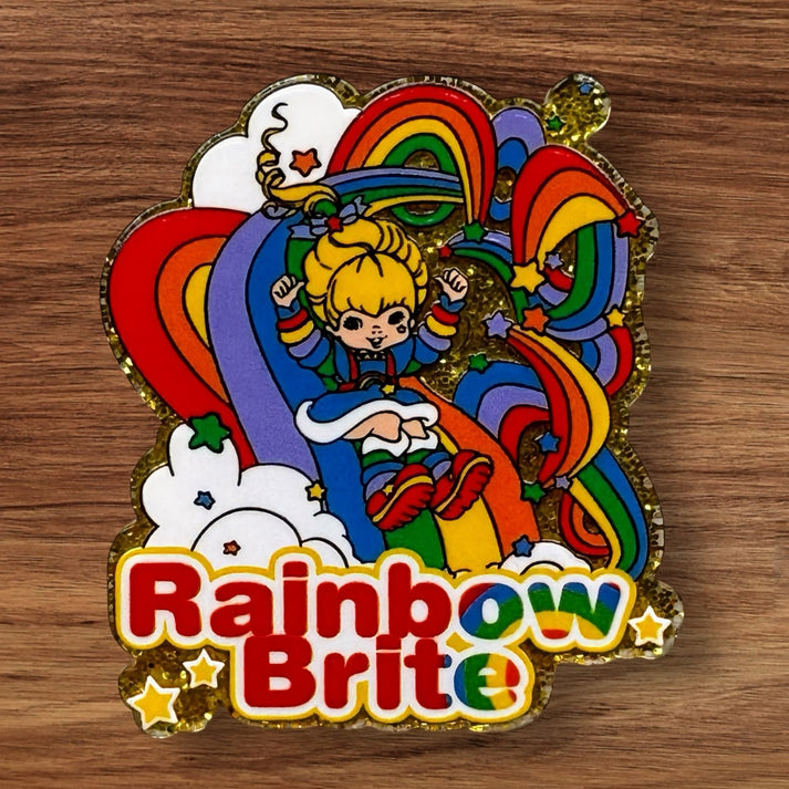 Rainbow Girl Acrylic Flatback – East Tennessee Bead Supply Company