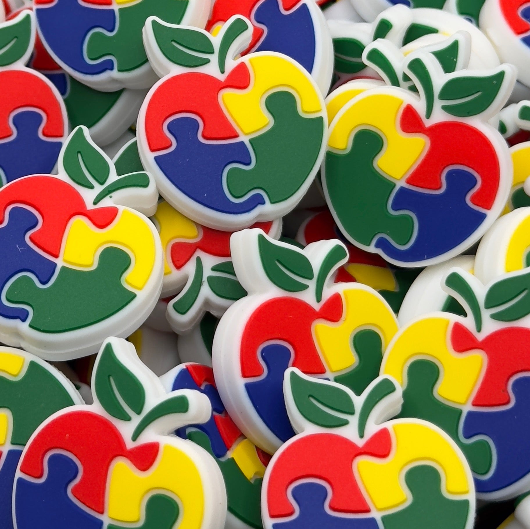 Autism Apple Focal – East Tennessee Bead Supply Company